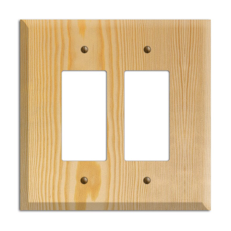 Pine Wood - Switch Plate Cover, Outlet Cover, Lightswitch Cover -wood ...