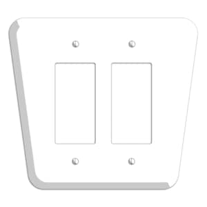 Mid-century Modern- White Switch Plate Cover, Outlet Cover, Lightswitch Cover - Home Décor ...