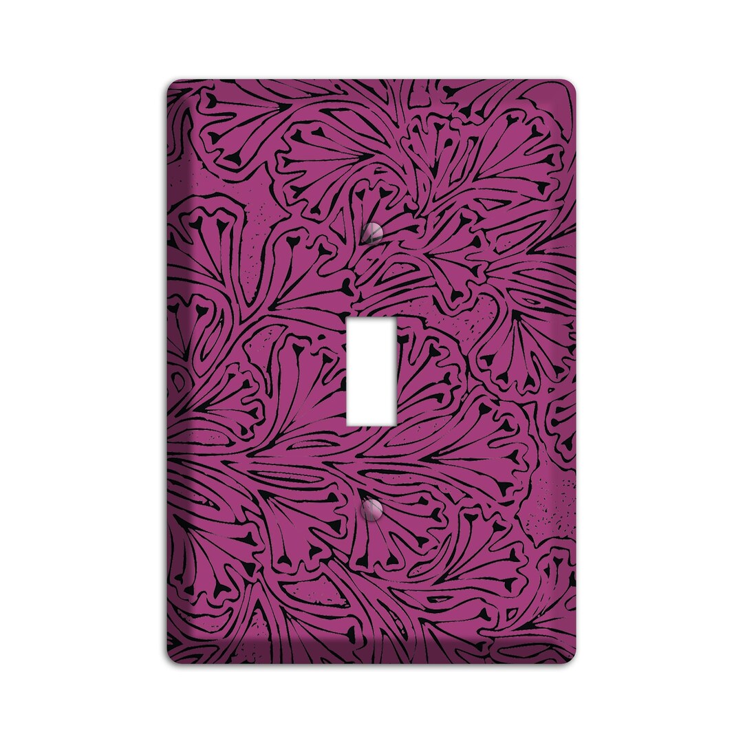 Deco Plum Interlocking Floral Light Switch Cover and Outlet Covers ...