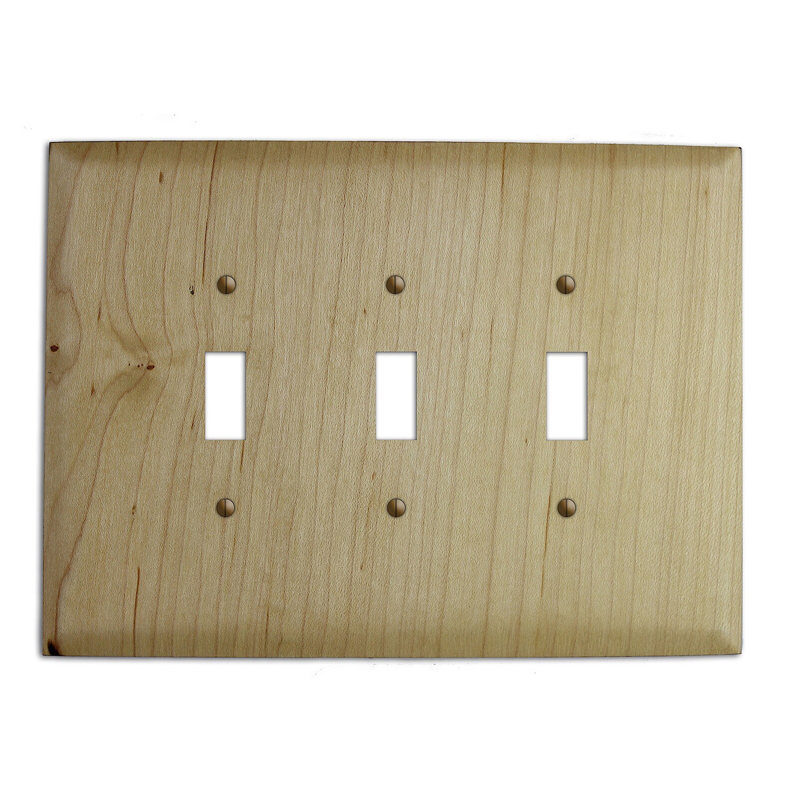 Maple Wood - Switch Plate Cover, Outlet Cover, Lightswitch Cover -wood ...