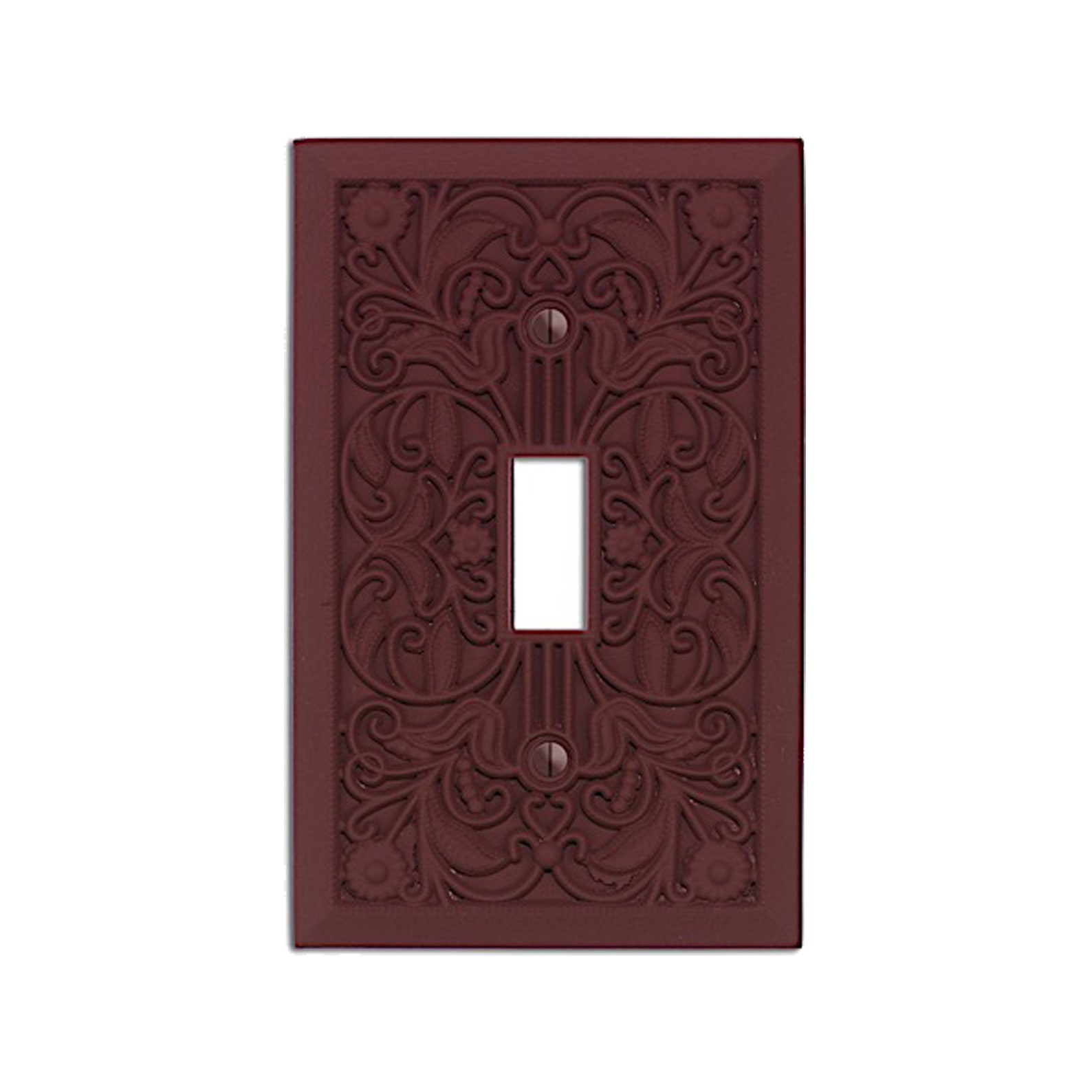 Filigree - Switch Plate and Outlet Cover, Lightswitch Cover -merlot ...