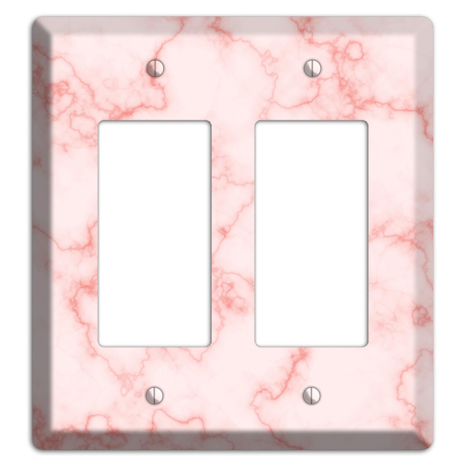 Pink Shatter Marble Print - Marble Light Switch Cover and Outlet Covers ...