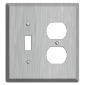 Stainless Steel - Solid Stainless Switch Plate Cover, Outlet Cover ...