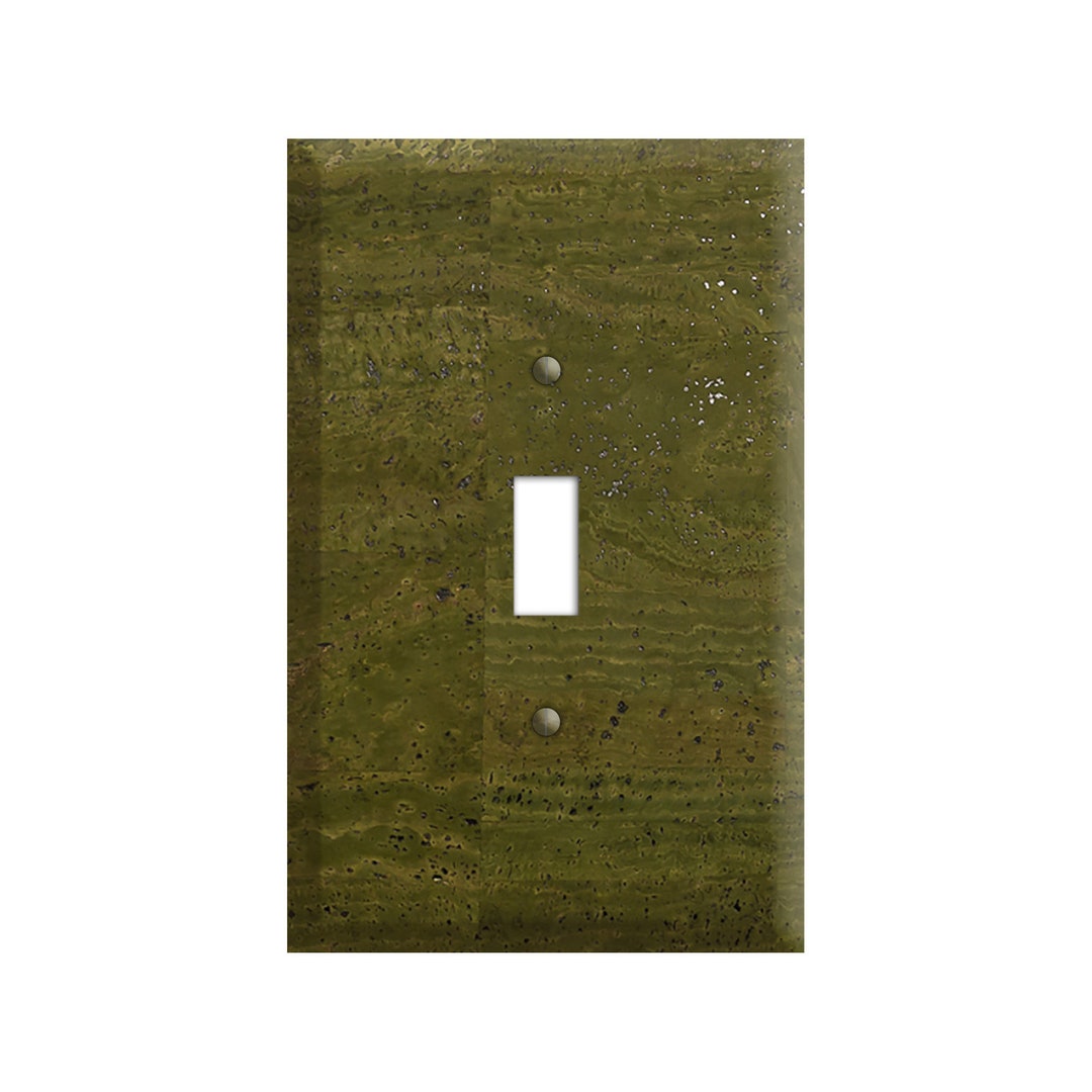 Olive Cork - Switch Plate Cover, Outlet Cover, Lightswitch Cover -cork ...