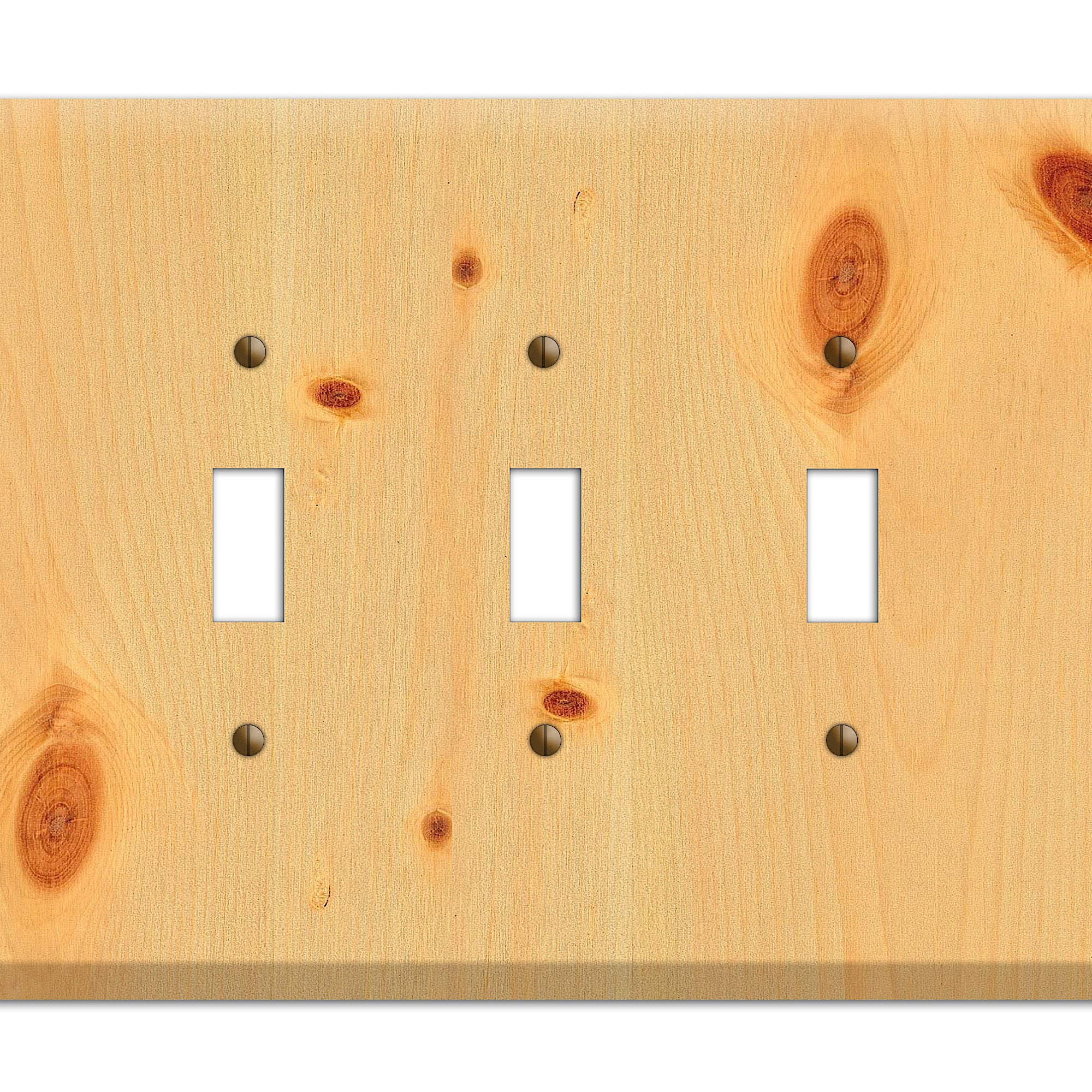 Pine Wood - Switch Plate Cover, Outlet Cover, Lightswitch Cover -wood ...