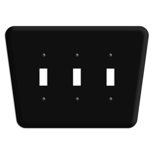 Mid-century Modern- Black Switch Plate Cover, Outlet Cover, Lightswitch ...