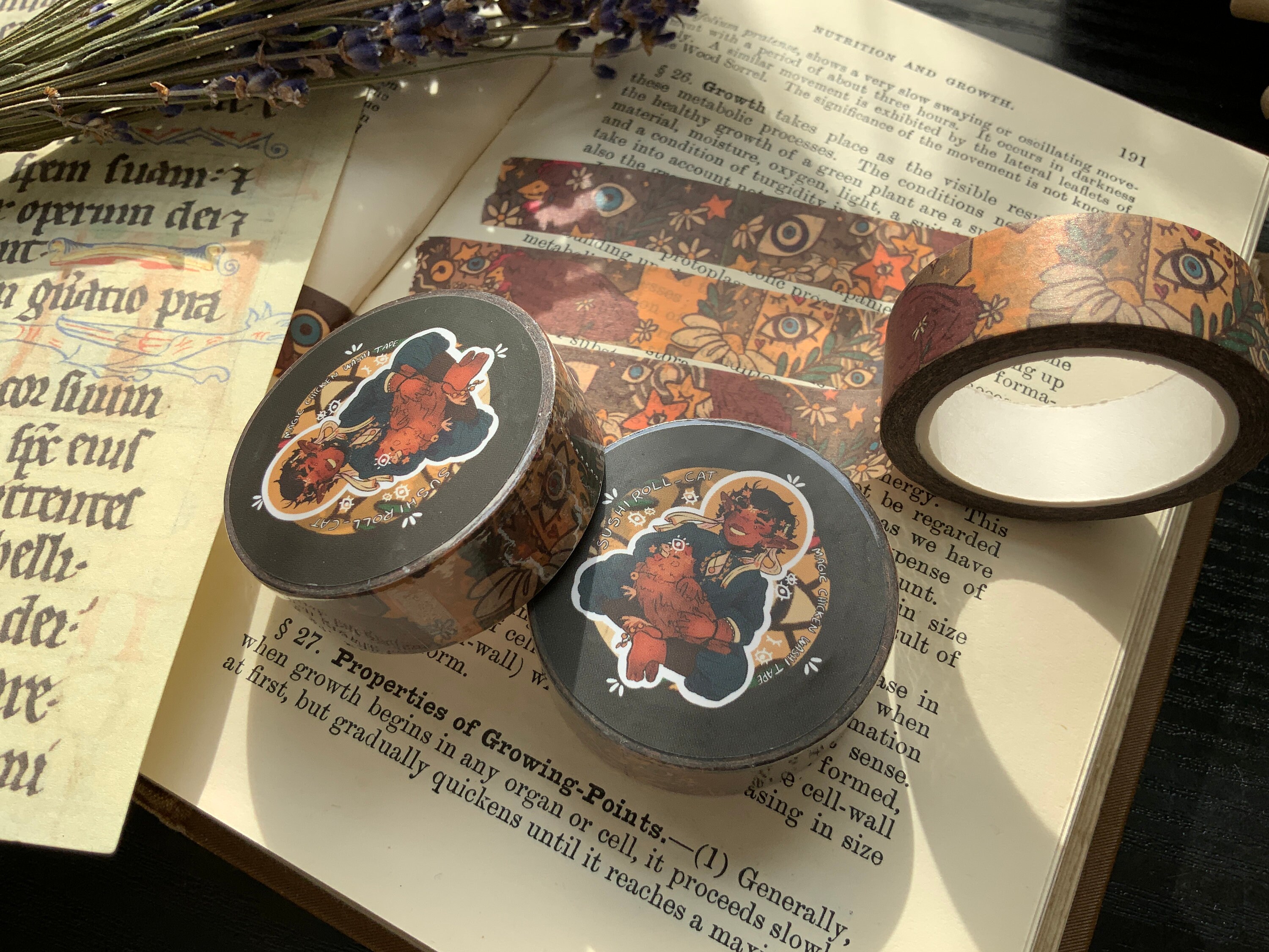 Papercraft Paper, Party & Kids Cursed Chicken 1.5cm Washi Tape Glue ...