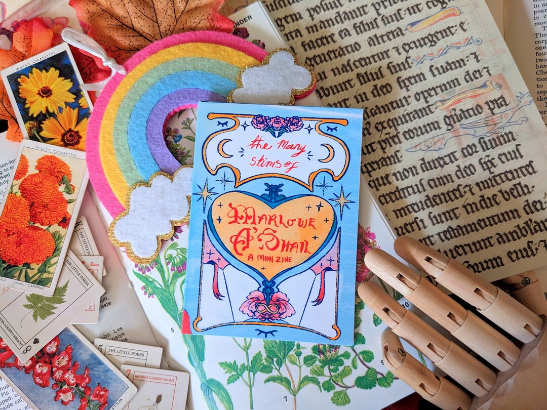 Dnd Inspired Tiefling Autism Neurodivergent Stimming Mini Beak Zine - Etsy