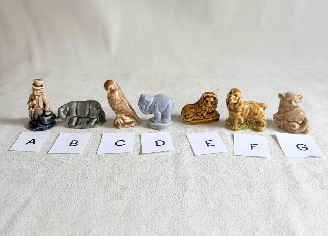 Vintage Assorted Wade Ceramic Miniatures - Etsy