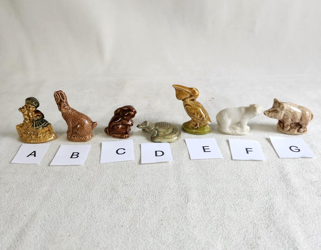 Vintage Assorted Wade Ceramic Miniatures - Etsy