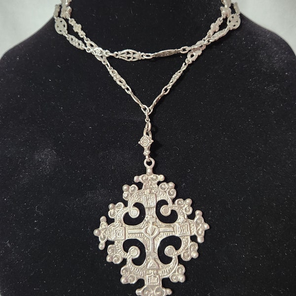 Ornate Cross Pendant - Etsy
