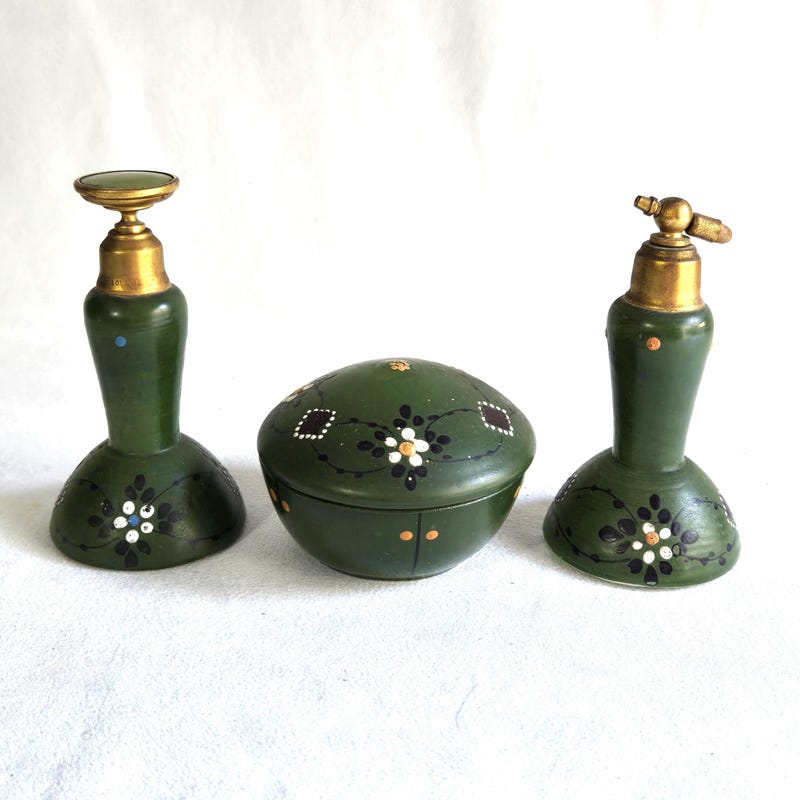 Glass Dresser Set - Etsy