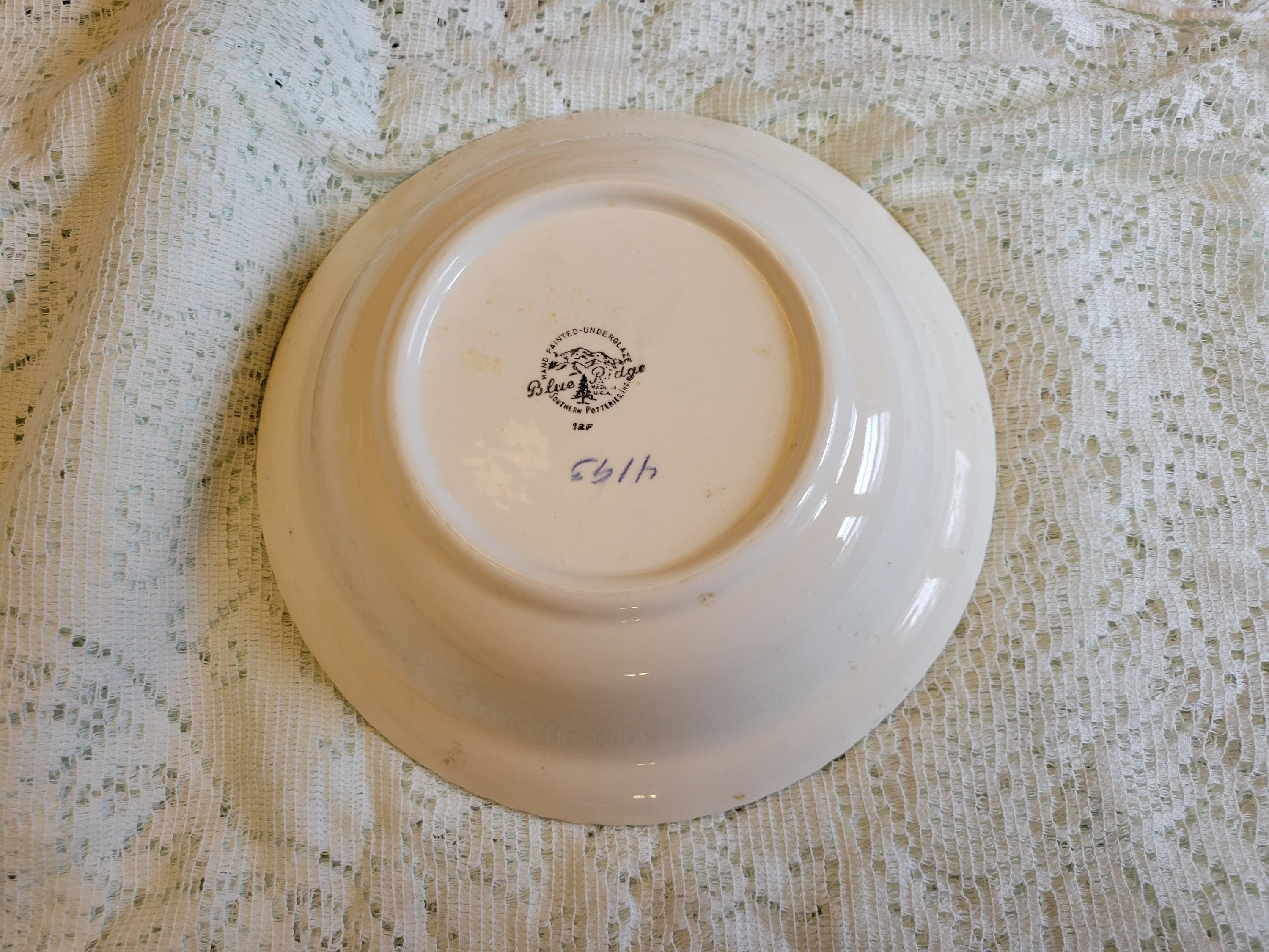Vintage Blue Ridge Southern Pottery, Quaker Apple Serving Dish - Etsy