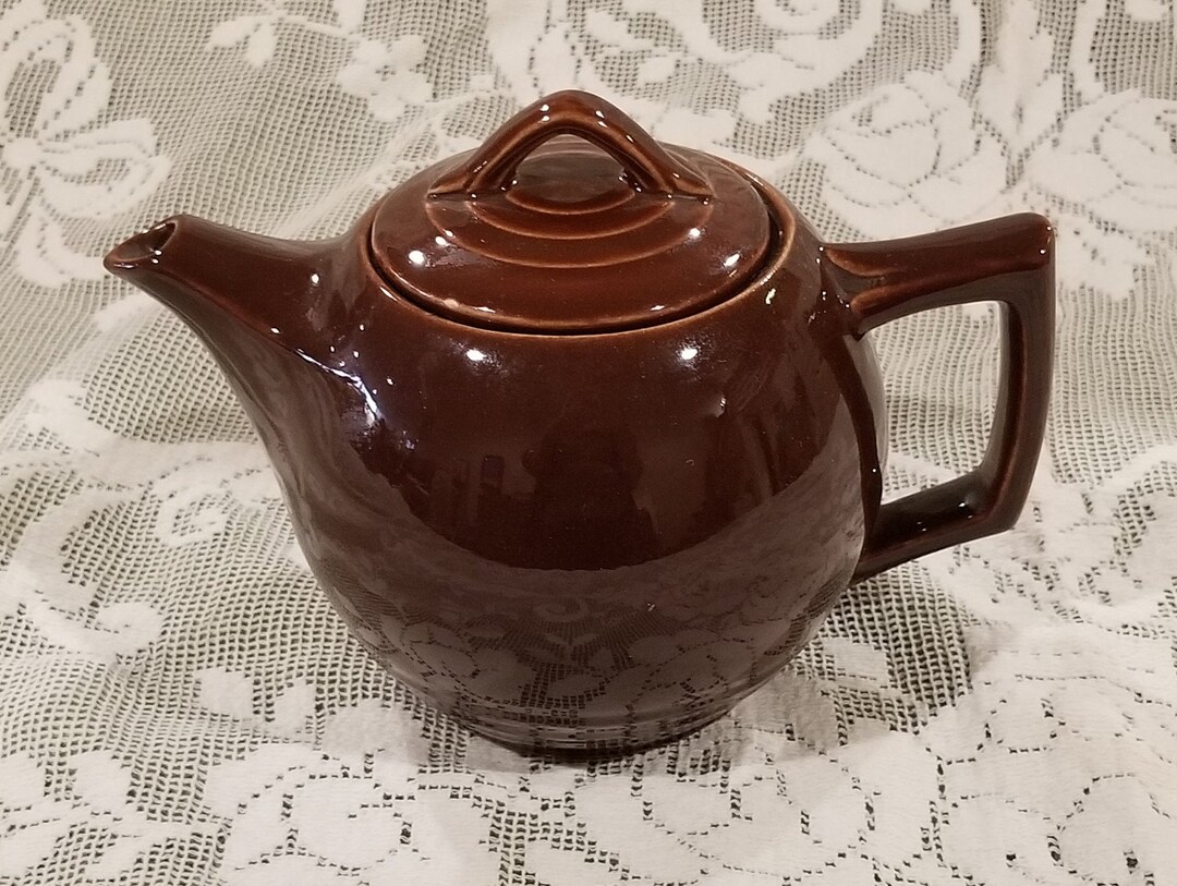 Vintage Brown Mccoy Teapot, 1940s - Etsy