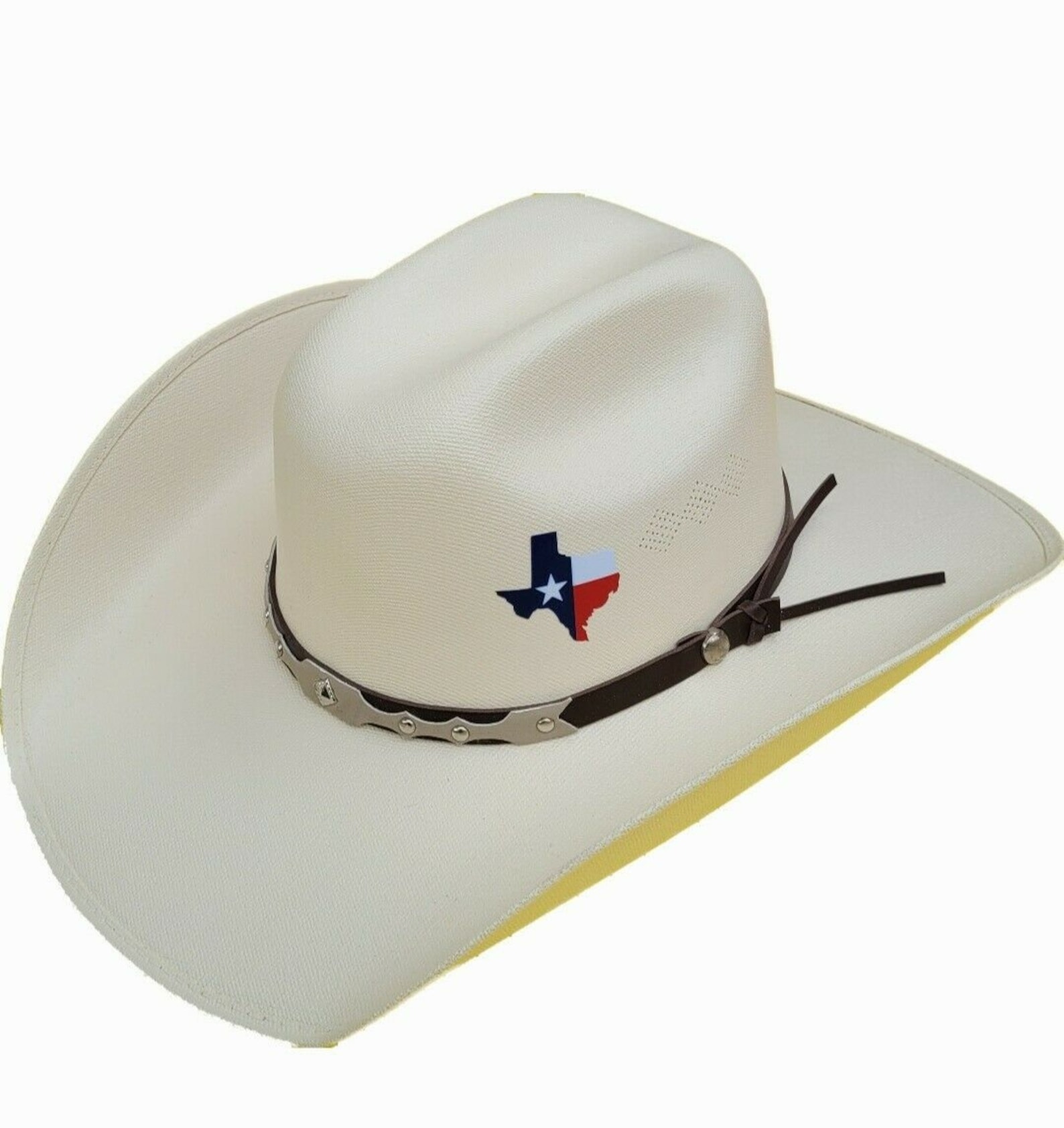 Western Cowboy Hat Texas State Logo Style Vaquero Luxury Hat. | Etsy