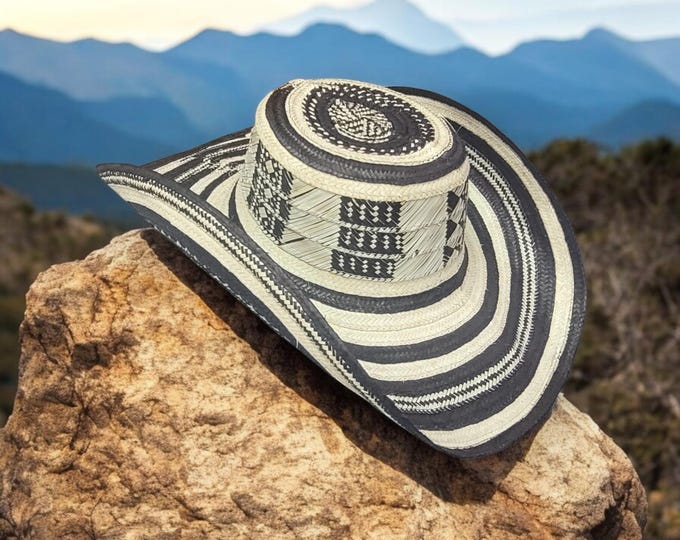 Sombrero Vueltiao Colombian Design, Colombian Hat, Sinuano Hat, - Etsy