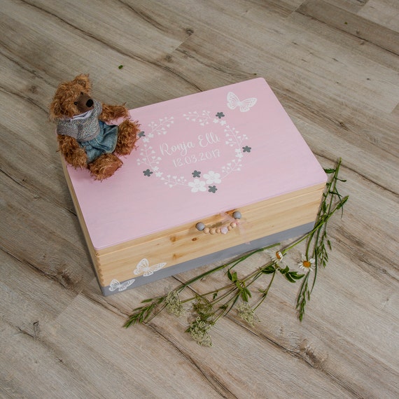 Memory box toy box storage box wooden box gift idea for | Etsy