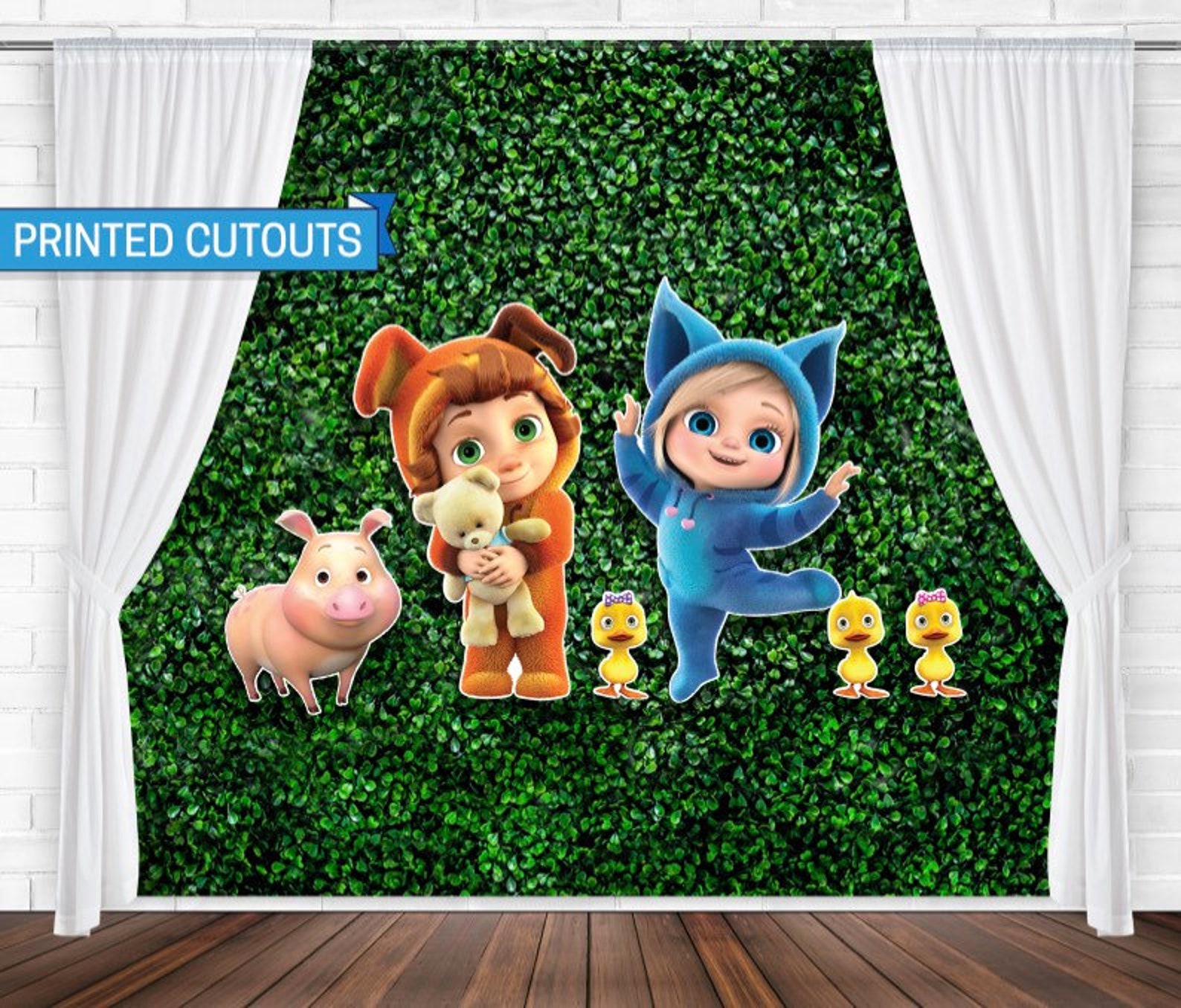 Dave Ava Birthday Backdrop, Dave Ava Cutouts, Dave Ava Props, Room ...