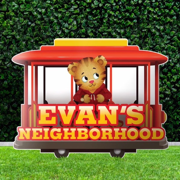 Daniel Tiger Backdrop - Etsy