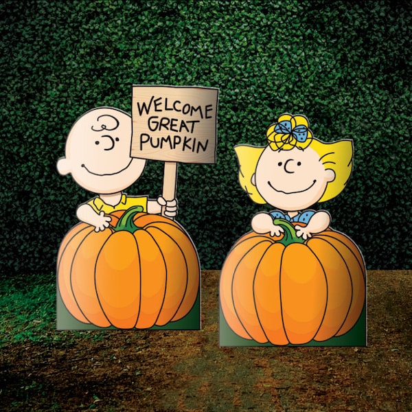 Peanuts Charlie Brown Yard Signs - Etsy