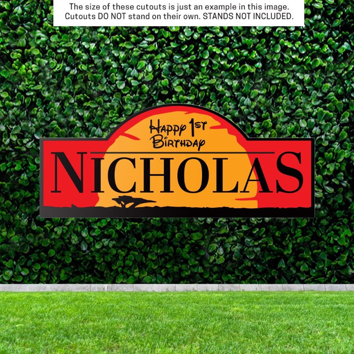 Lion King Logo Sign Lion King Personalized Logo Lion King | Etsy