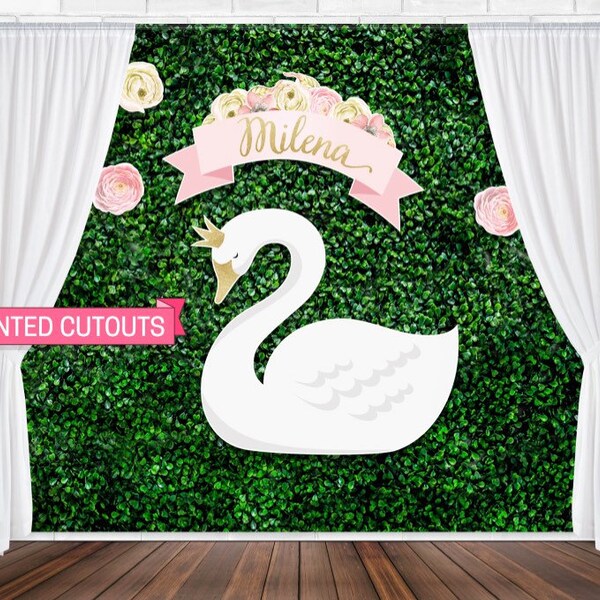 Swan Backdrop - Etsy