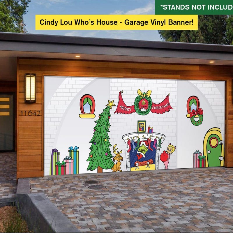 Grinch Backdrop - Etsy