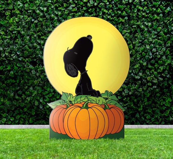 Personajes De Snoopy Con Calabazas
