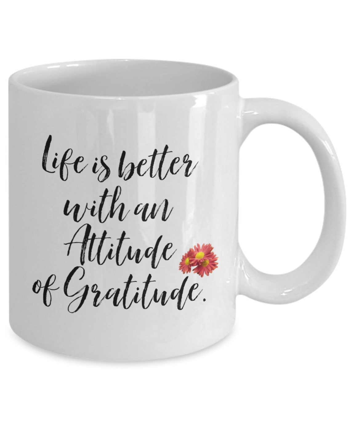 Attitude of Gratitude Inspirational Coffee Mug2 - Etsy