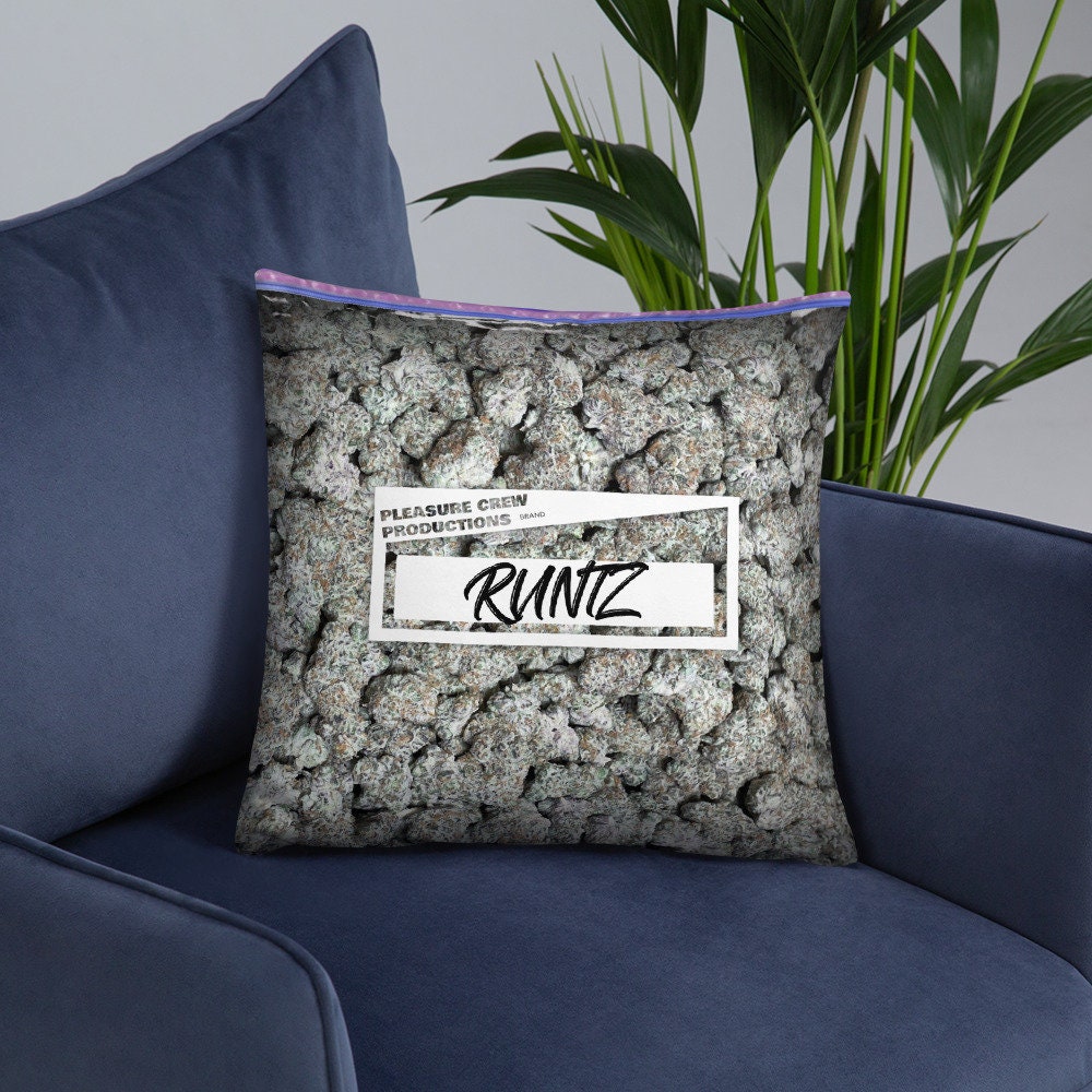 Baggie of Cannabis Weed Pillow Runtz Bag of Marijuana Pillow 420 Pillow ...