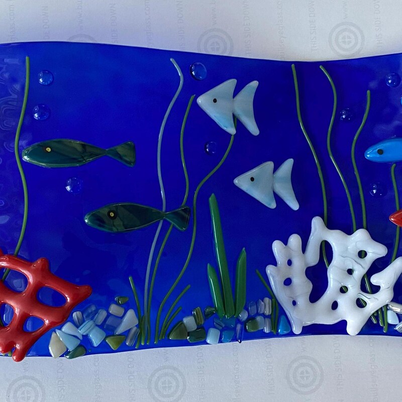 Fused Glass Fish - Etsy