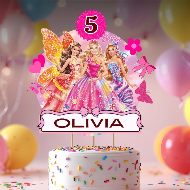 Barbie Cake Design - Etsy