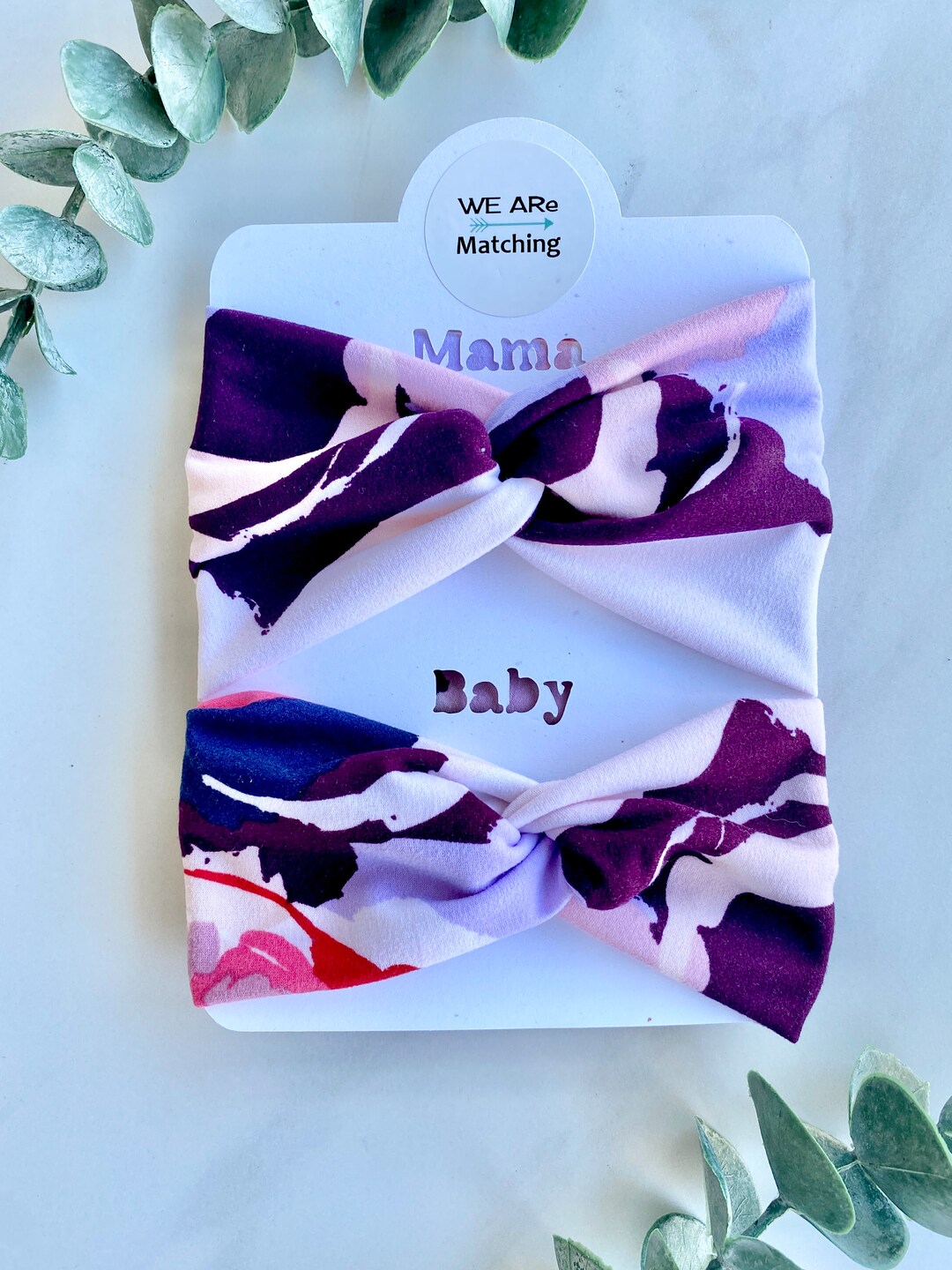 Matching Knotted Headbands for Mommy and Baby/child, Besties, Sisters ...