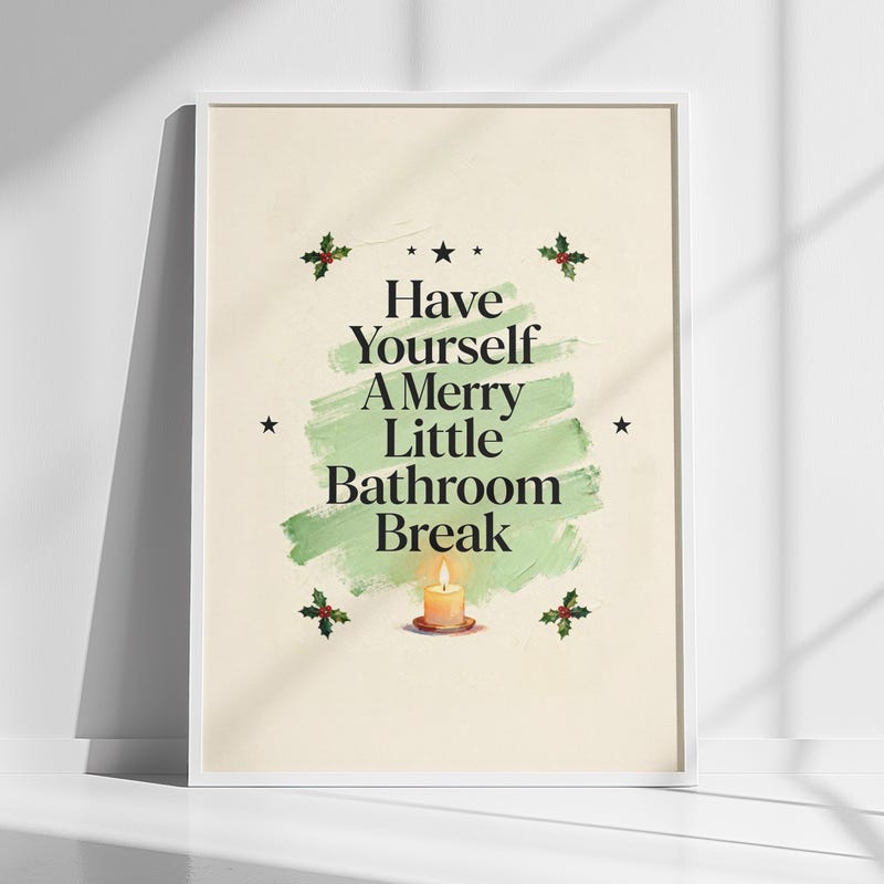 Bathroom Break Sign - Etsy