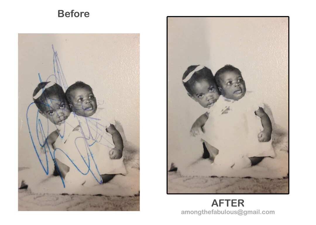 Photo Restoration & Editing - Etsy