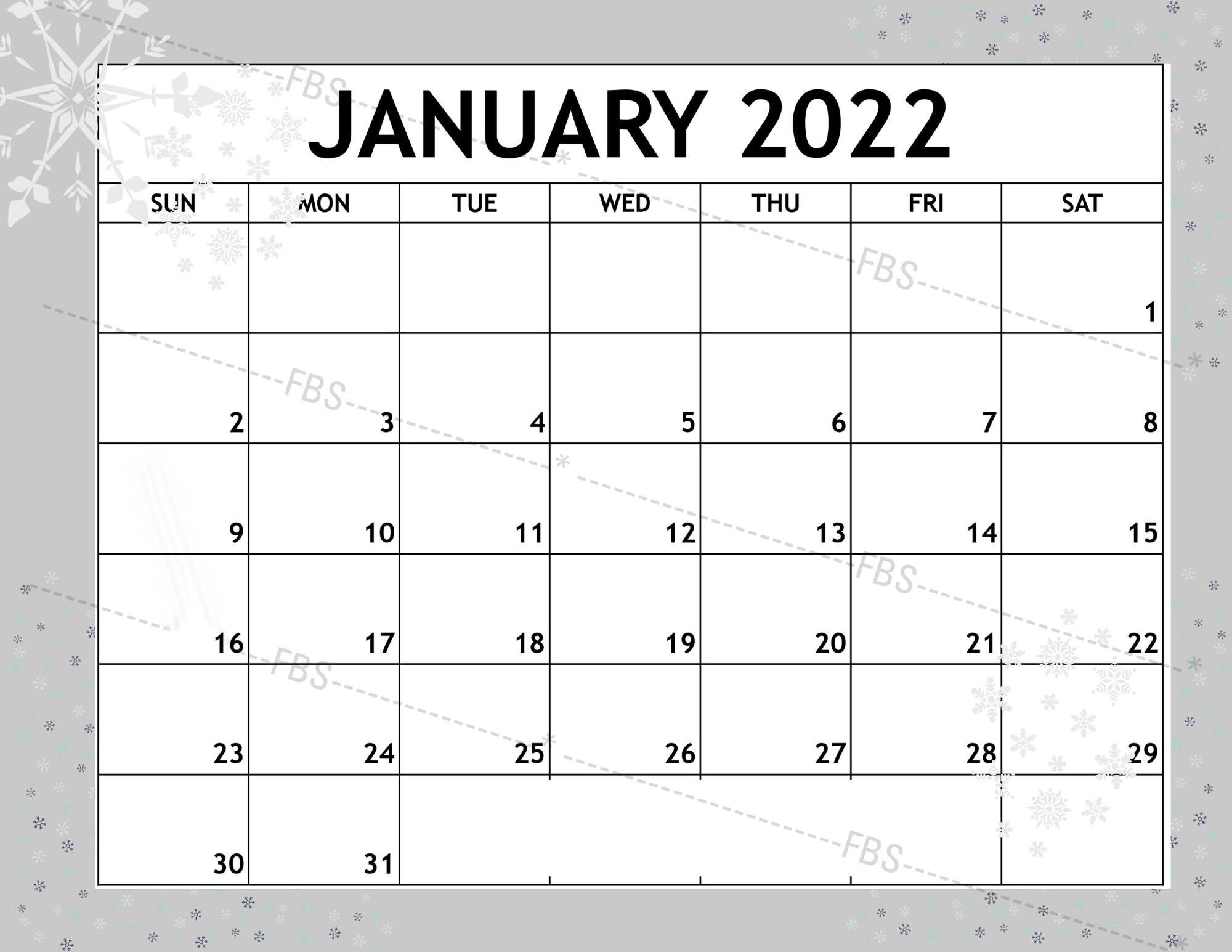 Digital Download Calendar - Etsy