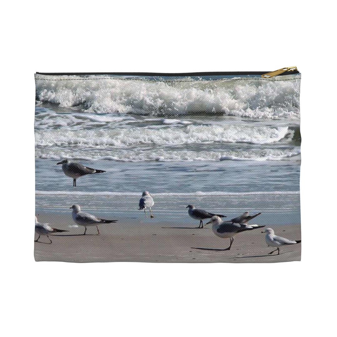 Beach Themed Accessory Pouch - Etsy