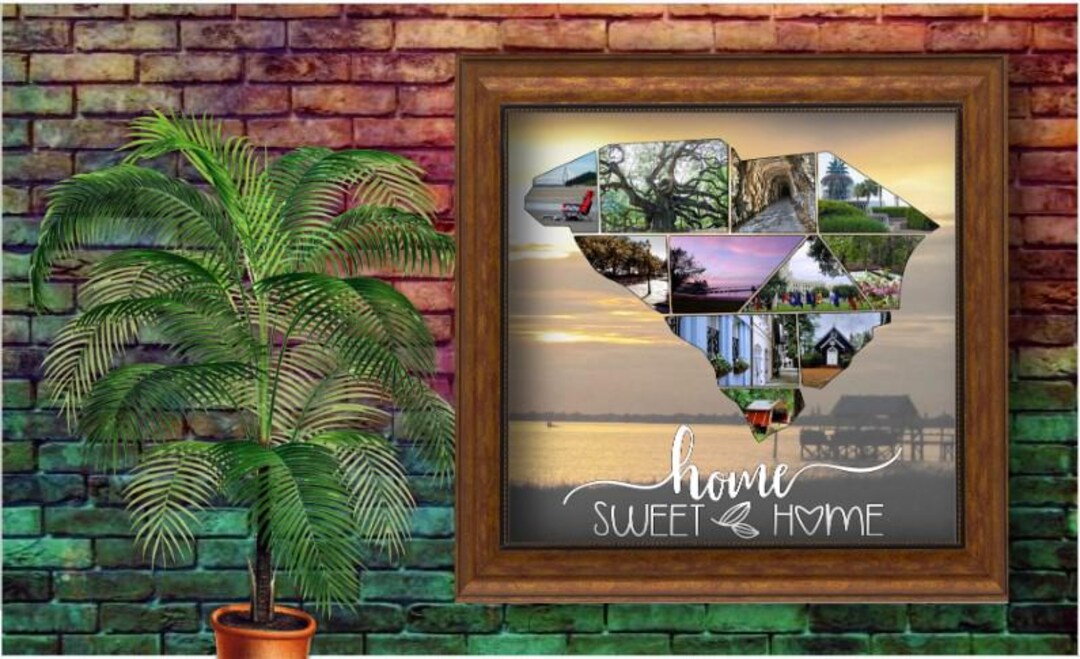 Custom State Photo Collage - Etsy
