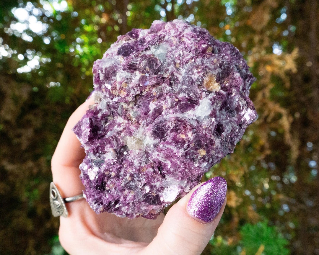 Raw Purple Mica Specimen High Quality & Sparkly 1 POUND Natural Purple ...