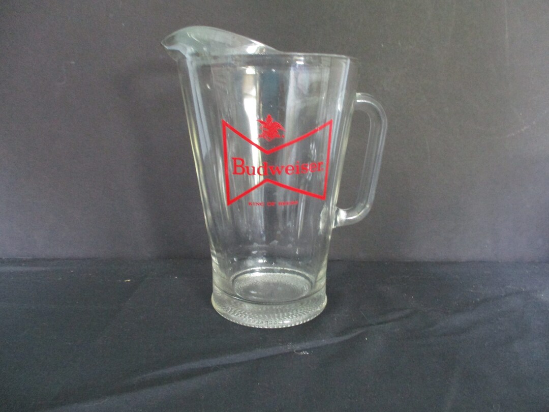 Budweiser Beer Vintage Pitcher - Etsy