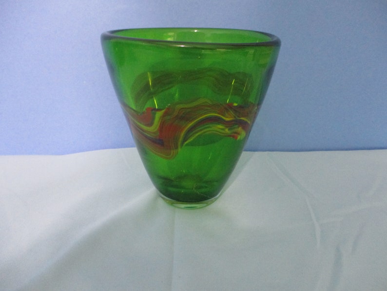 Ganz Bella Casa Green Glass Vase - Etsy