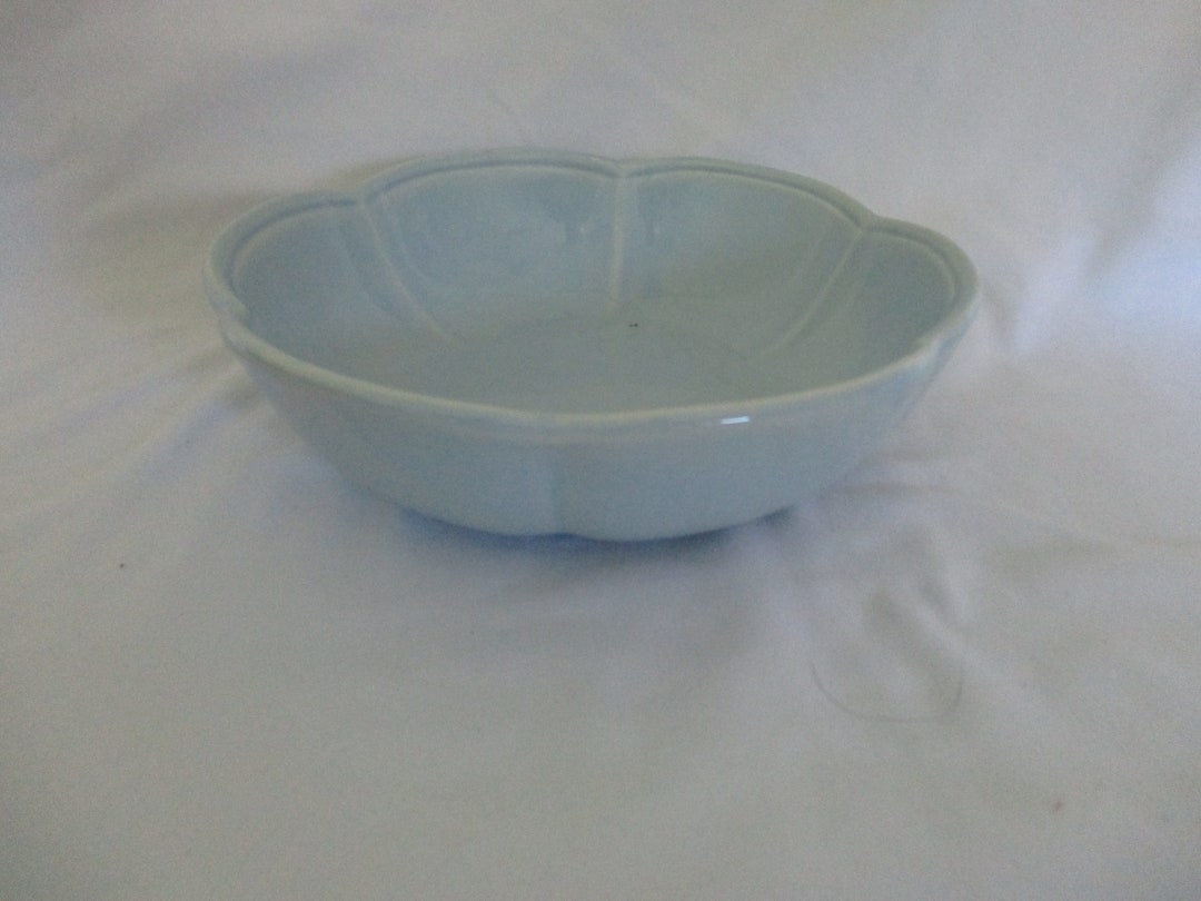 Mccoy Pottery Serving Bowl, Baby Blue 7528 Mid Century Modern - Etsy