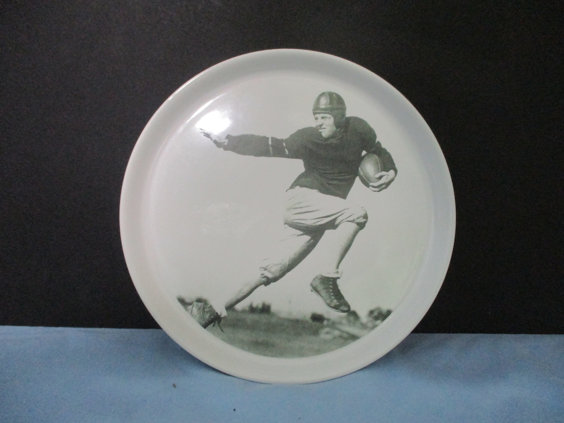 Pottery Barn Football Serving Plate | Etsy