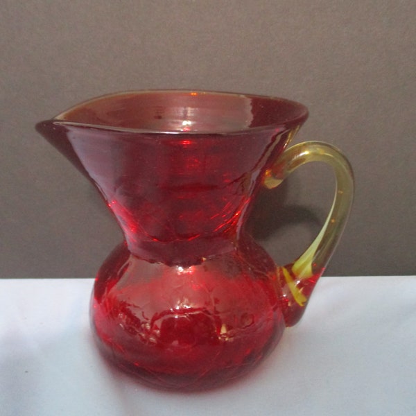 Rare Blenko Crackle Glass - Etsy