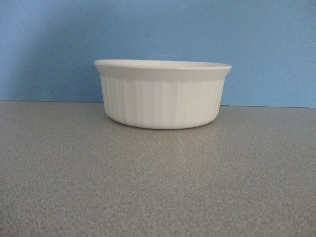 Vintage Corning .5 Liter Open Souffle /bowl F 16 B French White - Etsy