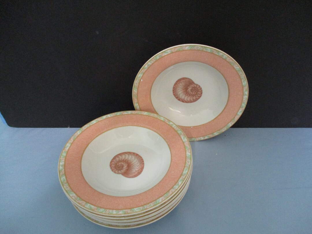 Casual Victoria & Beale Atlantis Pattern Set of 8 Soup/cereal Bowls ...