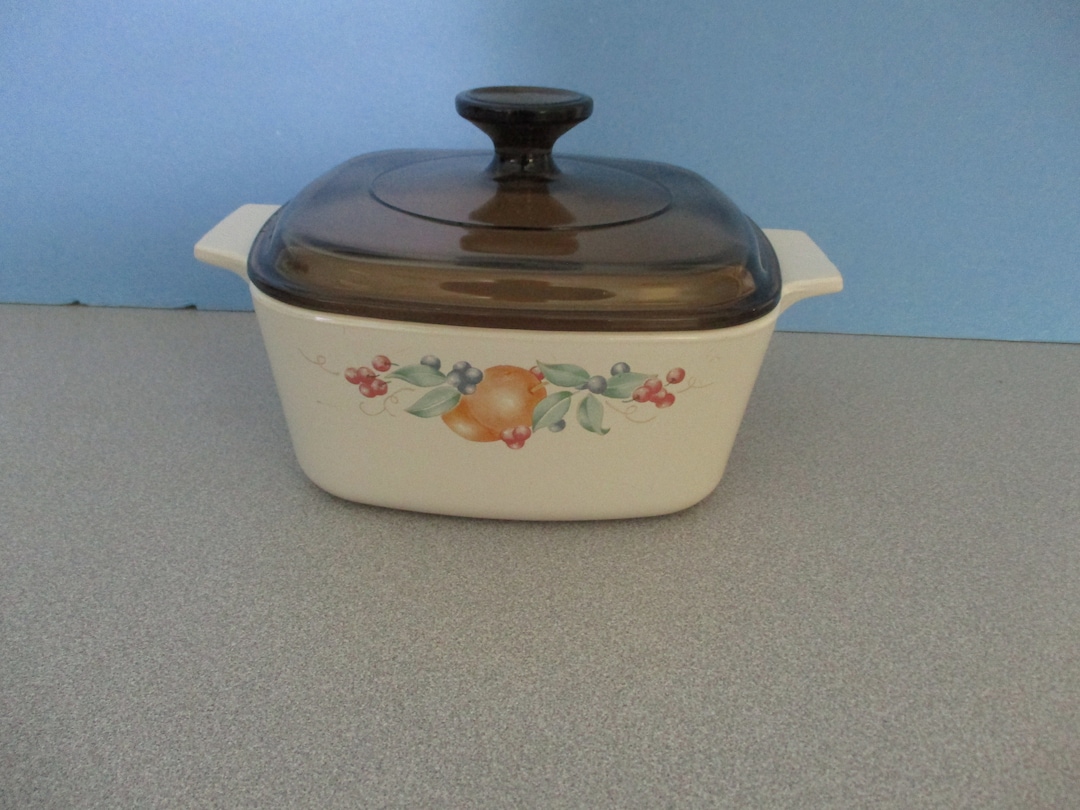 Vintage Corning Ware Abundance Pattern 1.5 Qt Covered - Etsy