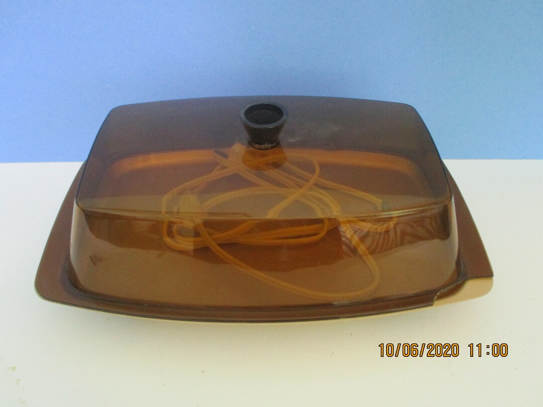 Retro Cornwall Covered Hot Tray Model 2515 Atomic Era - Etsy