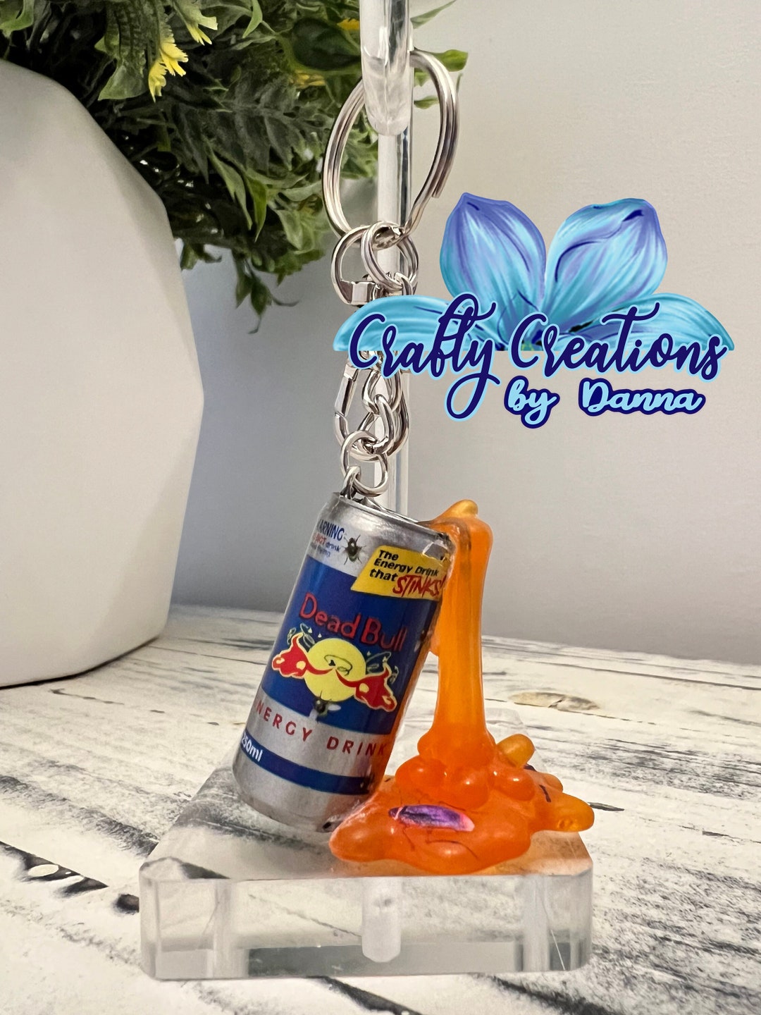 Dead Bull Energy Drink GROSS Keychain - Etsy