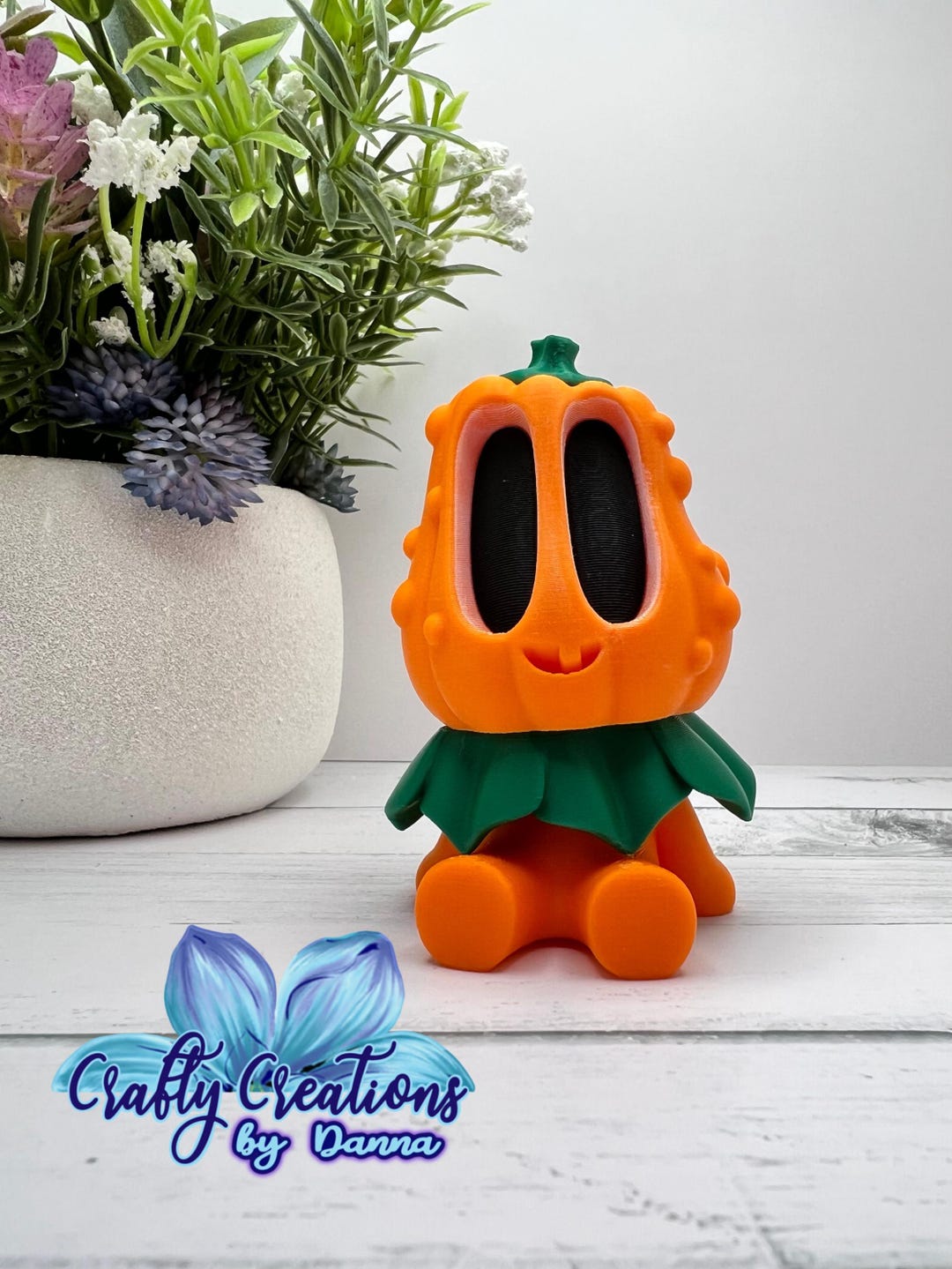 3D Printed Articulated Pumpkin Figure – Cute and Goofy Flexi Toy With ...